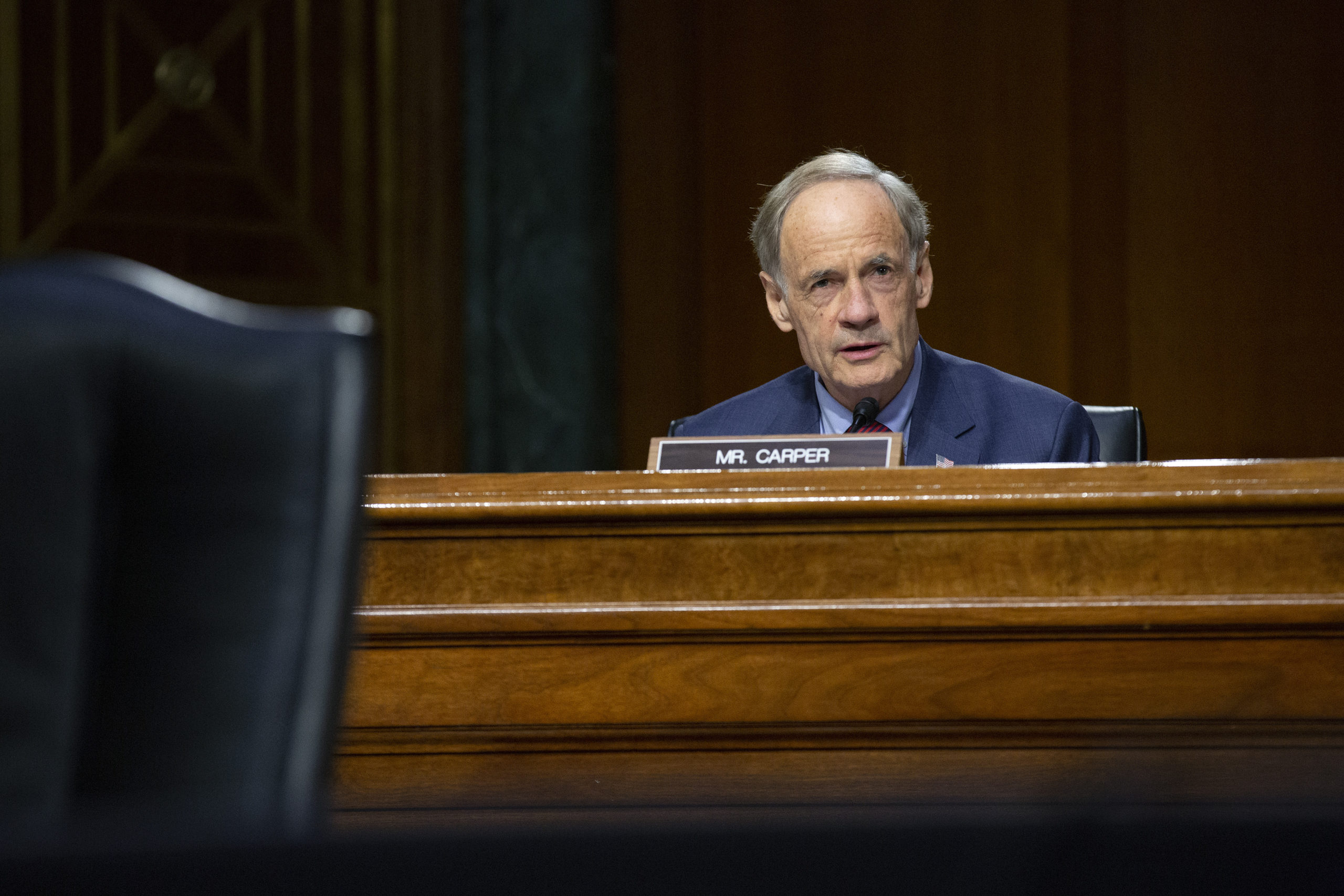 What explains Tom Carper’s recent approach on Israel?