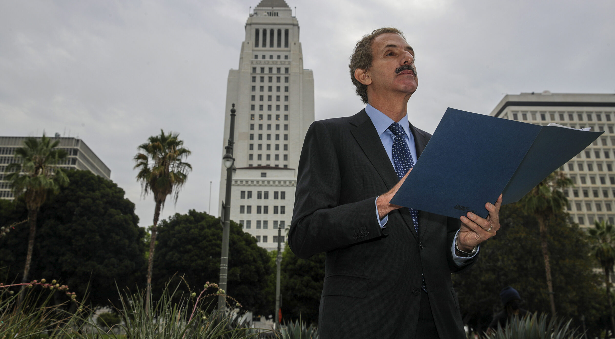 Mike Feuer pitches L.A. voters on three decades of ‘idealism’