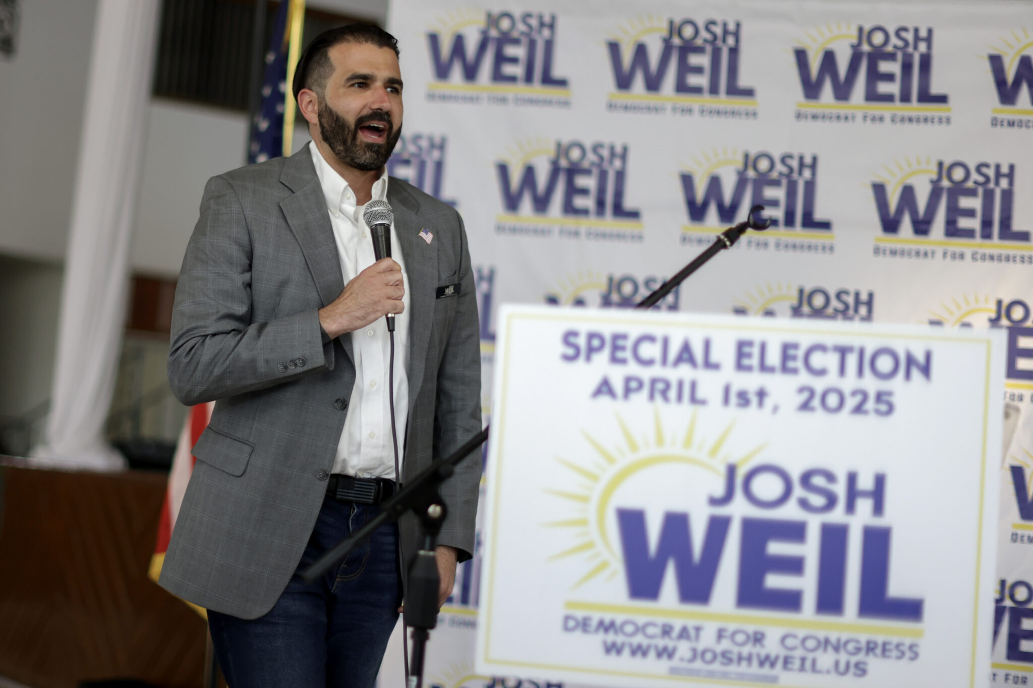 Randy Fine’s opponent Josh Weil called for withdrawing U.S. support for ...